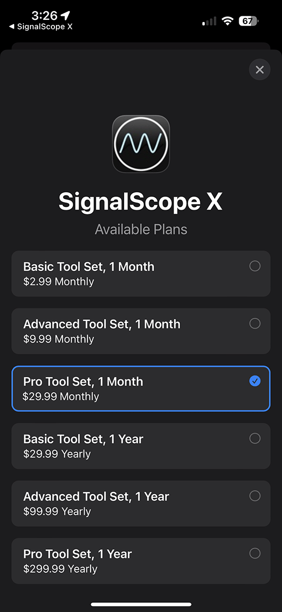 How do I manage my SignalScope X subscription? – Faber Acoustical Blog